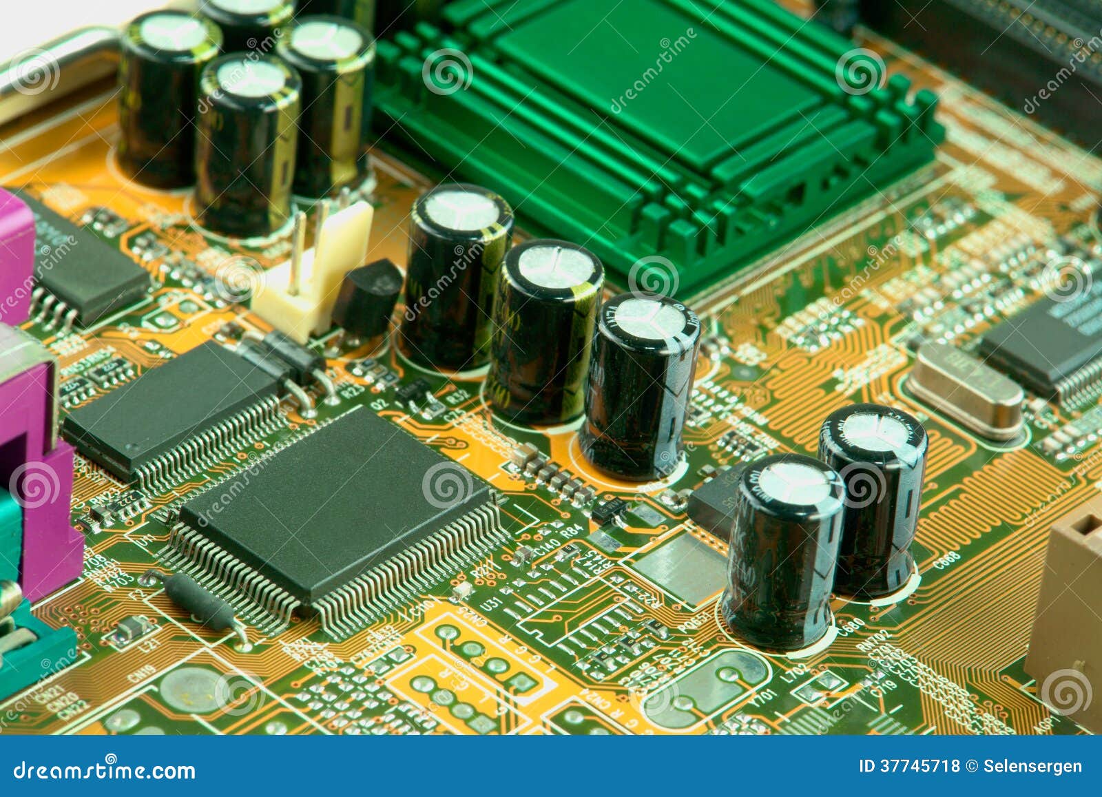 Computer Board stock photo. Image of microchip, electronic - 37745718