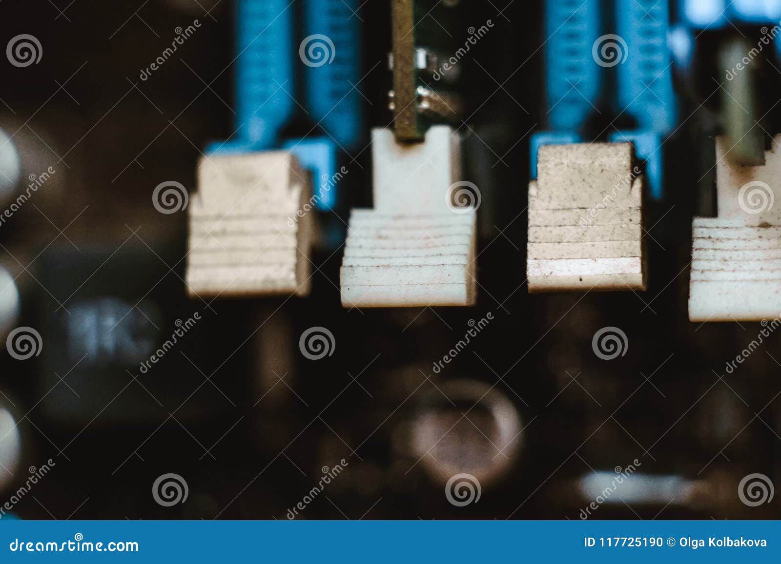 Computer Board Chip Circuit Cpu Core Blue Technology Stock Photo ...
