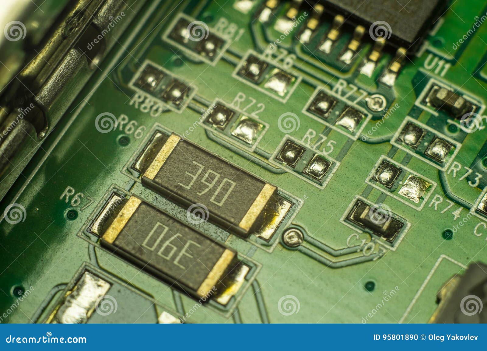 Computer board chip stock photo. Image of industry, electrical - 95801890