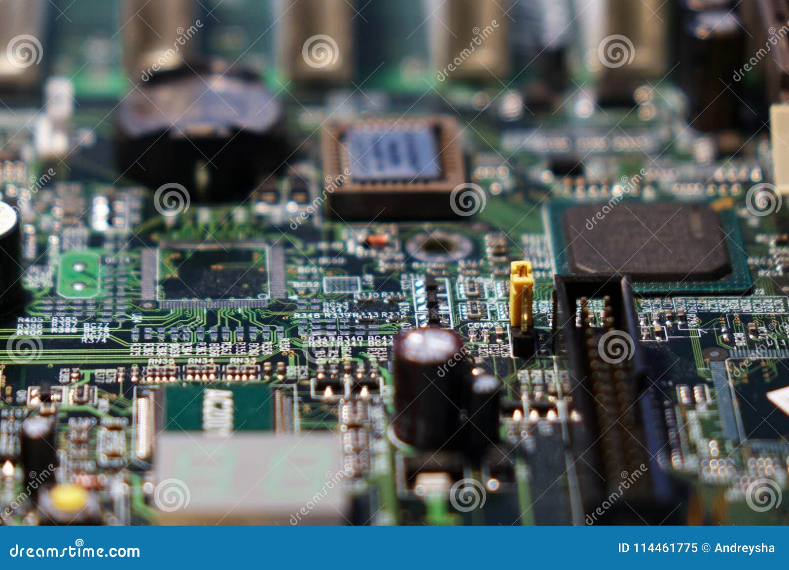 Computer Board. Electronic Technology. Stock Image - Image of equipment ...