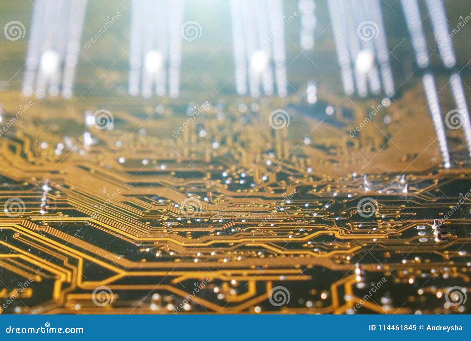 Computer Board. Electronic Technology. Stock Image - Image of microchip ...