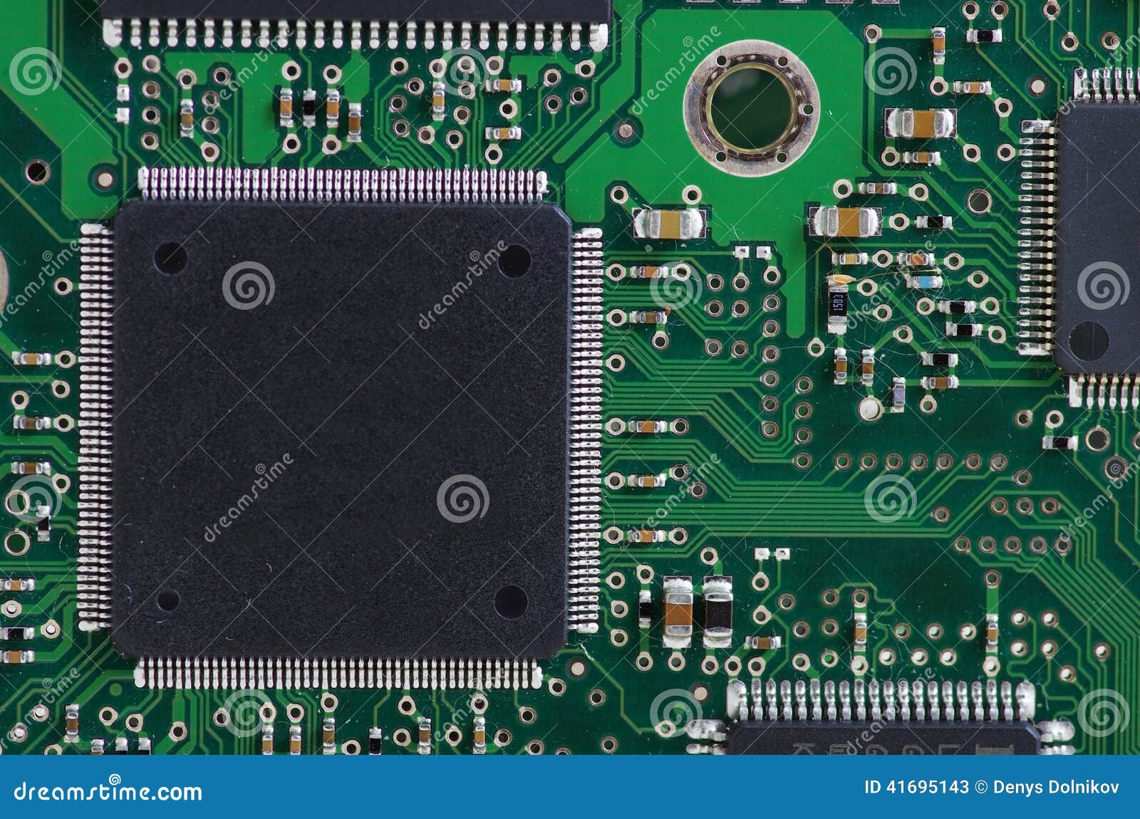 Computer board stock image. Image of component, macro - 41695143