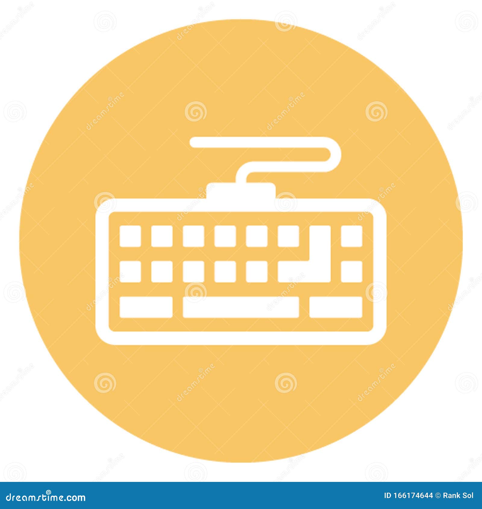 Computer Board Isolated Vector Icon Fully Editable Stock Vector ...