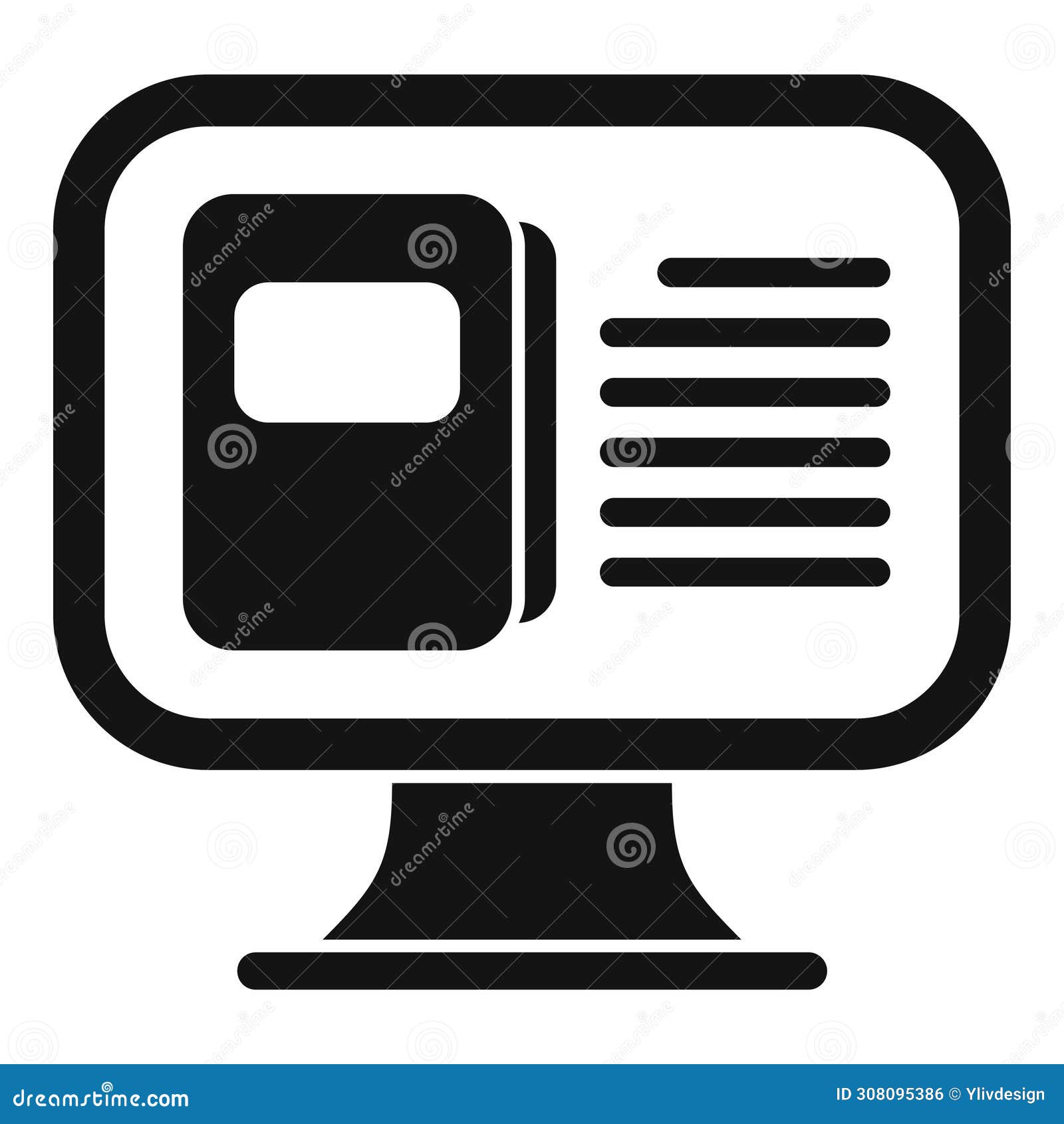 Computer Book Store Icon Simple Vector. Internet Based Stock Vector ...