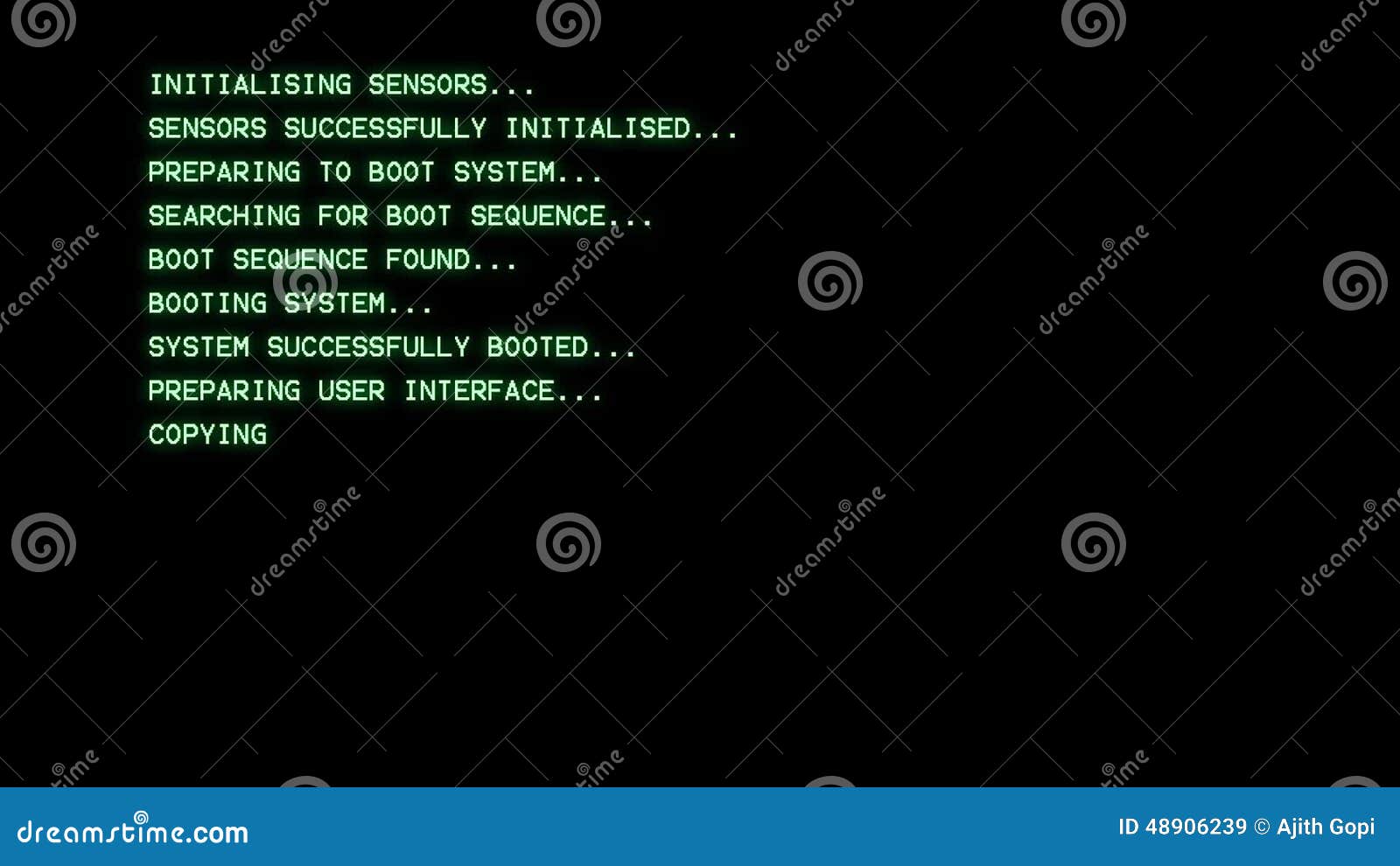 Computer Boot Log Code Green (BIOS Style) Stock Video - Video of ...