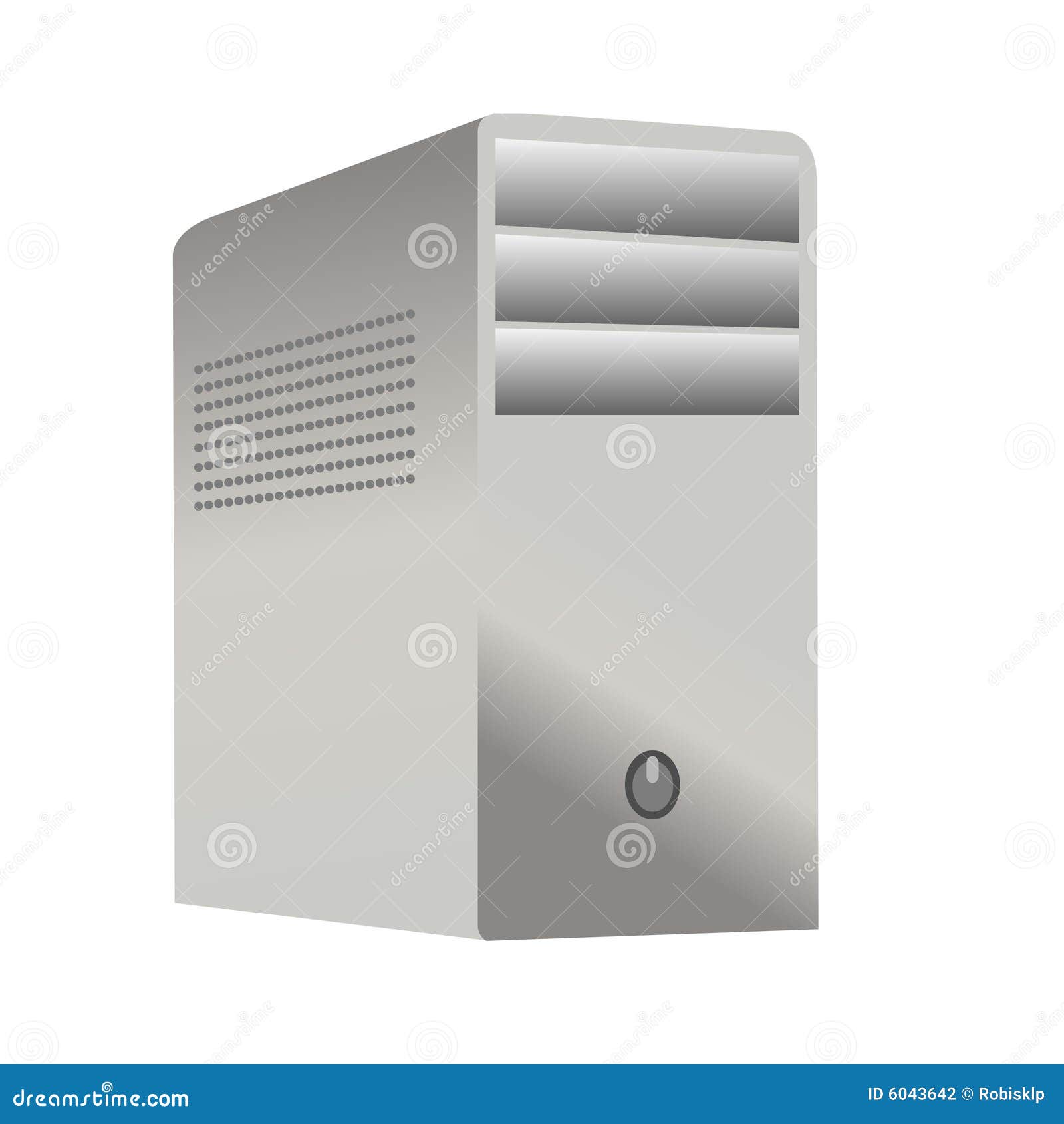 Computer box stock vector. Illustration of tool, object - 6043642