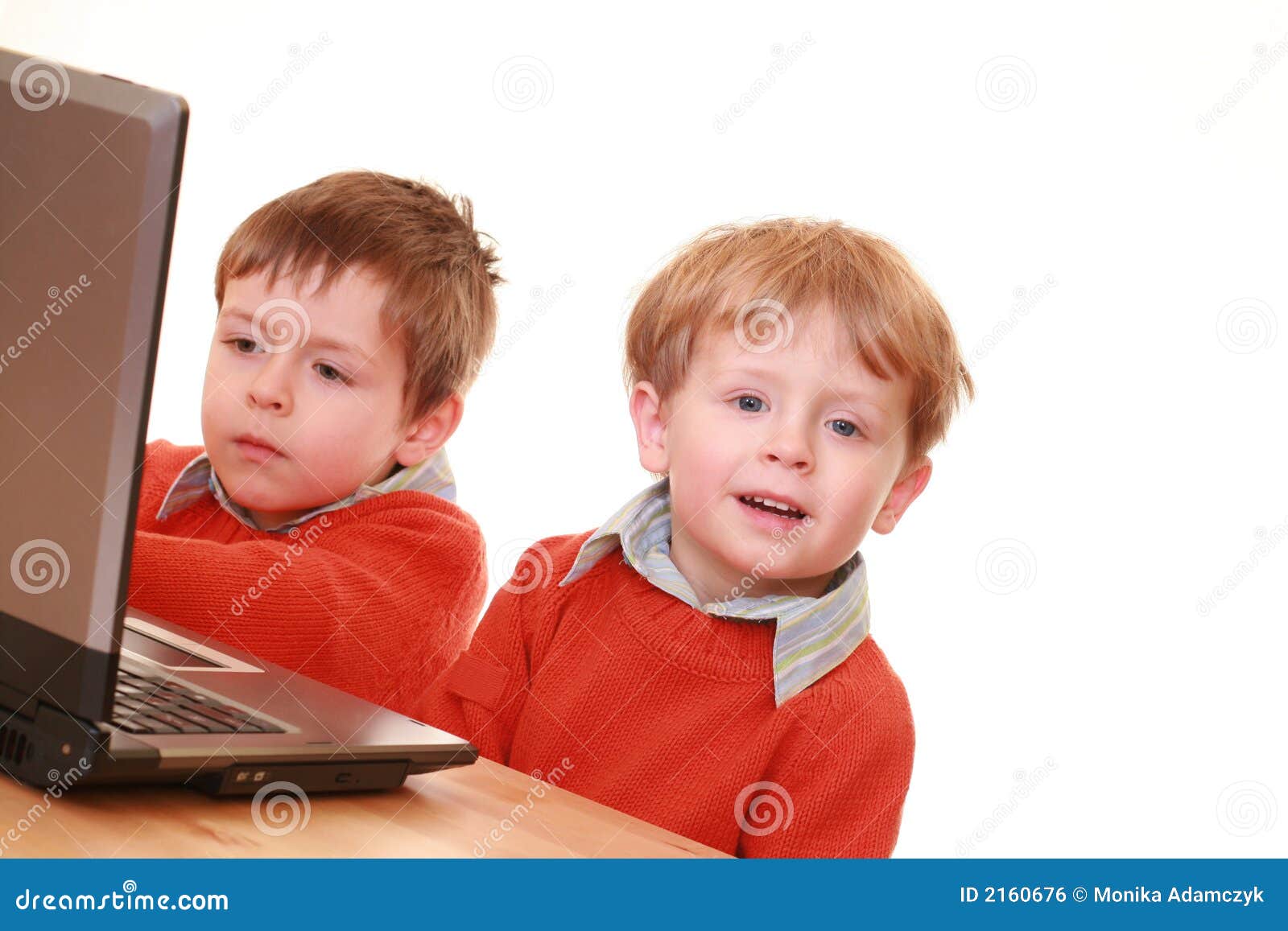 Computer boys stock photo. Image of portrait, expression - 2160676