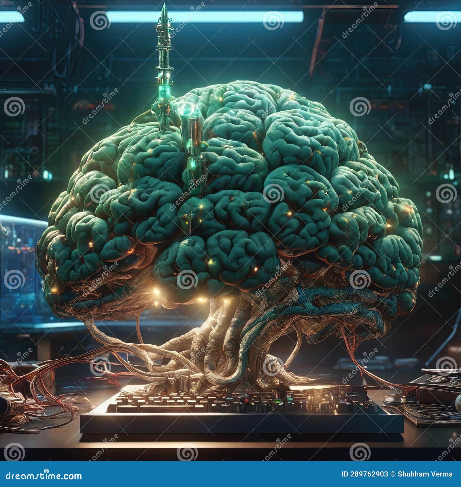 Illustrationcomputer Brain Stock Illustrations – 1 Illustrationcomputer ...