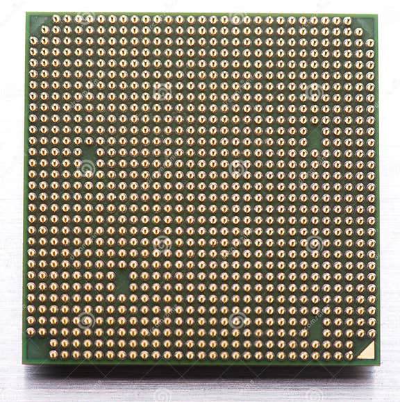 Personal Computer Processor. Close-up Processor Editorial Image - Image ...