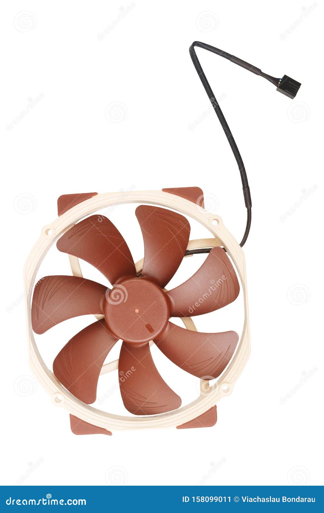 Computer brown fan stock image. Image of conditioning - 158099011