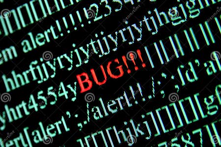 Computer bug stock image. Image of object, identity, alarm - 4005763