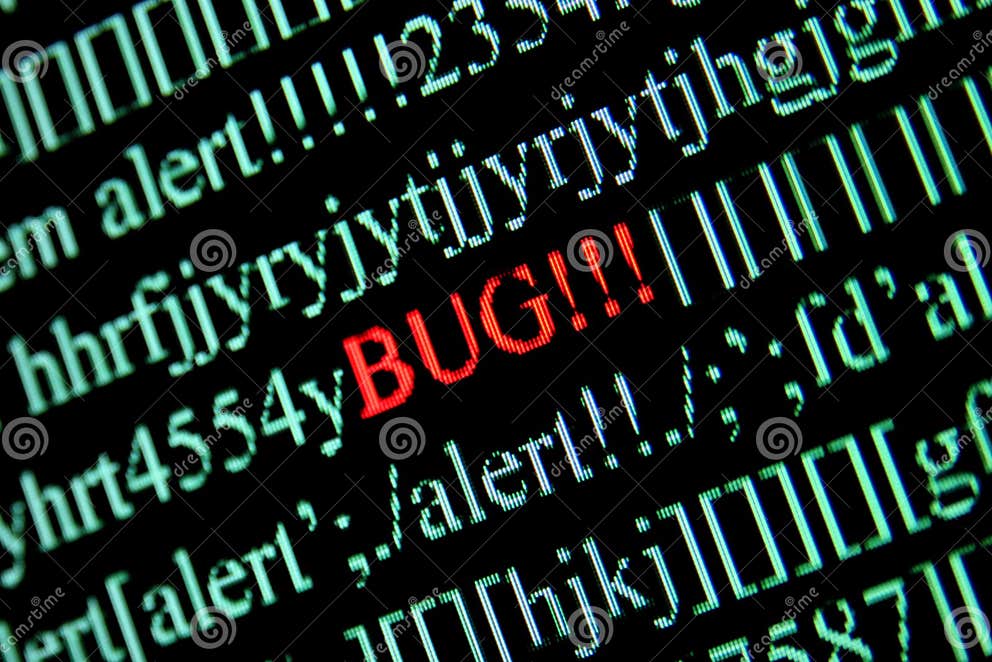 Computer bug stock image. Image of object, identity, alarm - 4005763