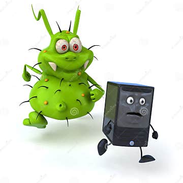 Computer bug stock illustration. Illustration of aids - 44940883