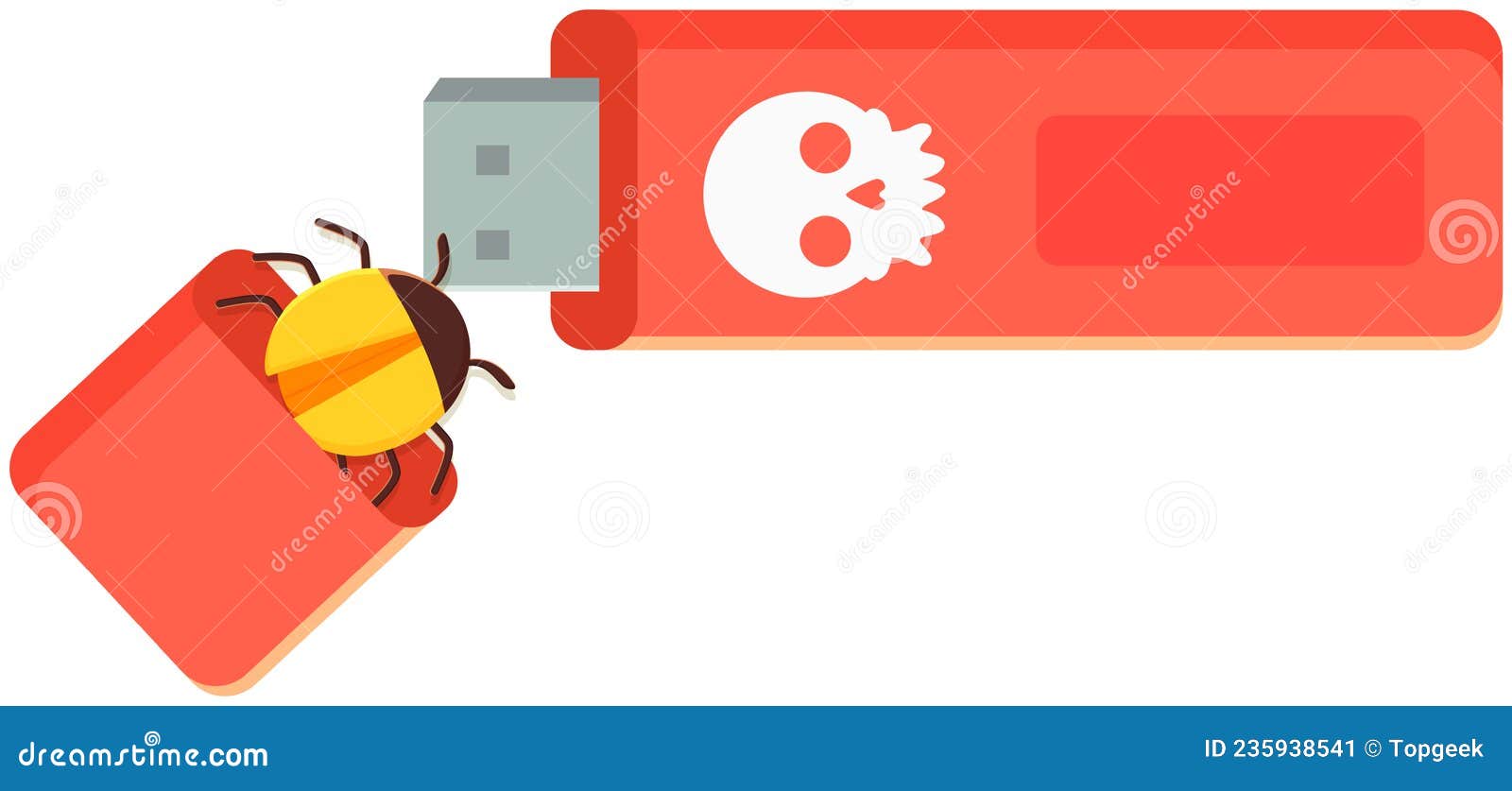 Computer Bug Crawls into USB Flash Drive Storage Device, File ...
