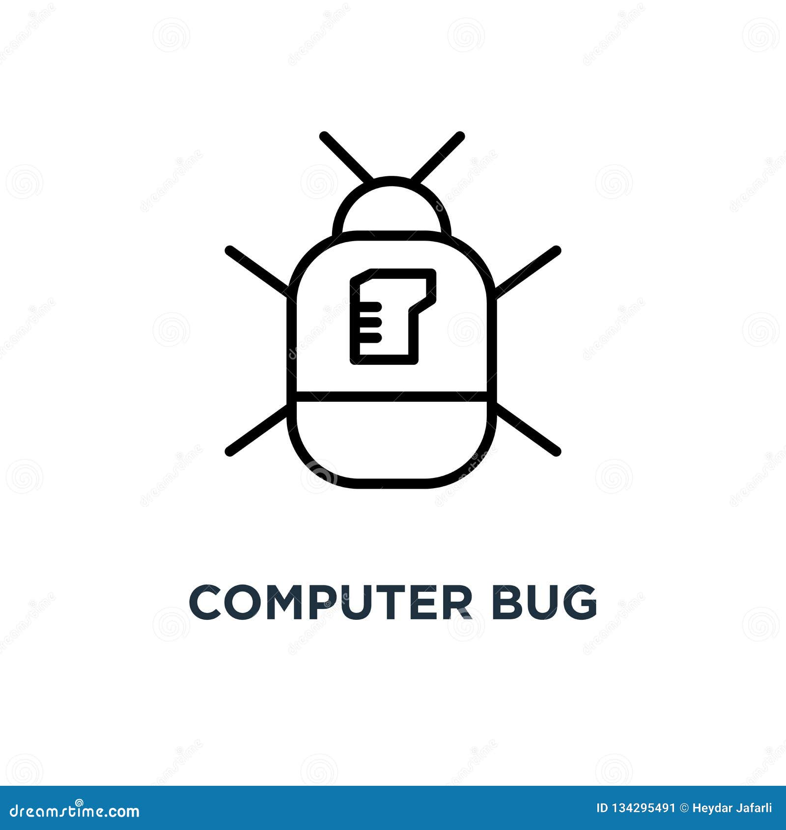 Computer Bug Logo