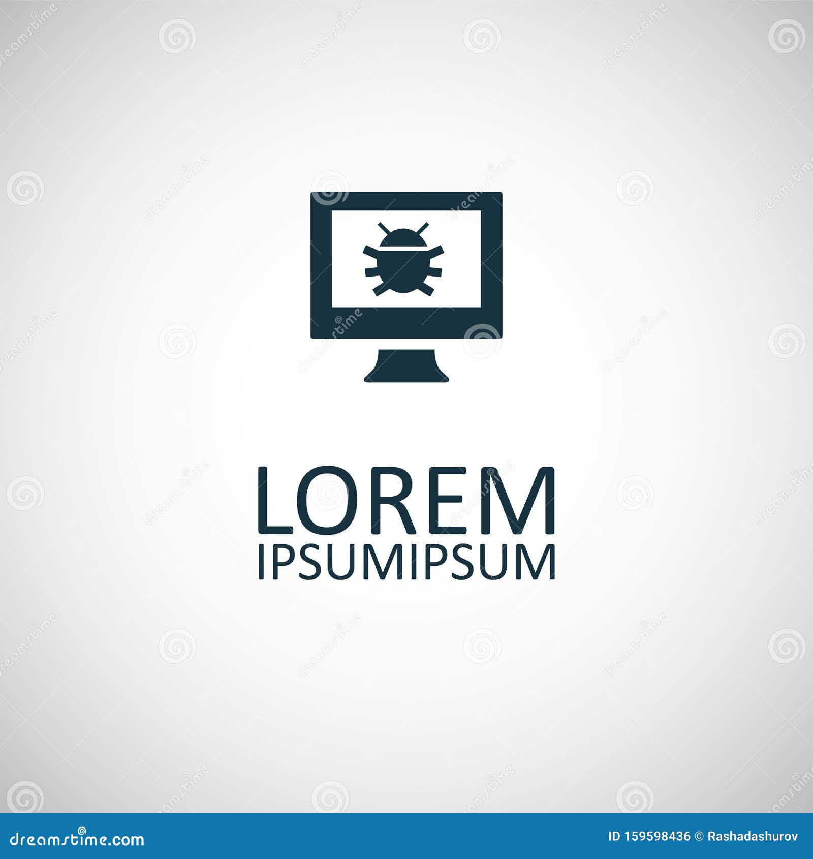 Computer Bug Icon for Web and Stock Vector - Illustration of worm ...