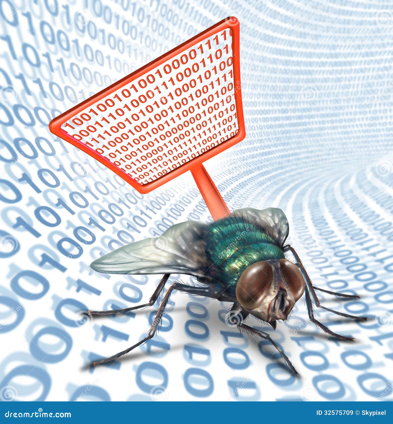 Computer Bug Security stock illustration. Illustration of scan - 32575709