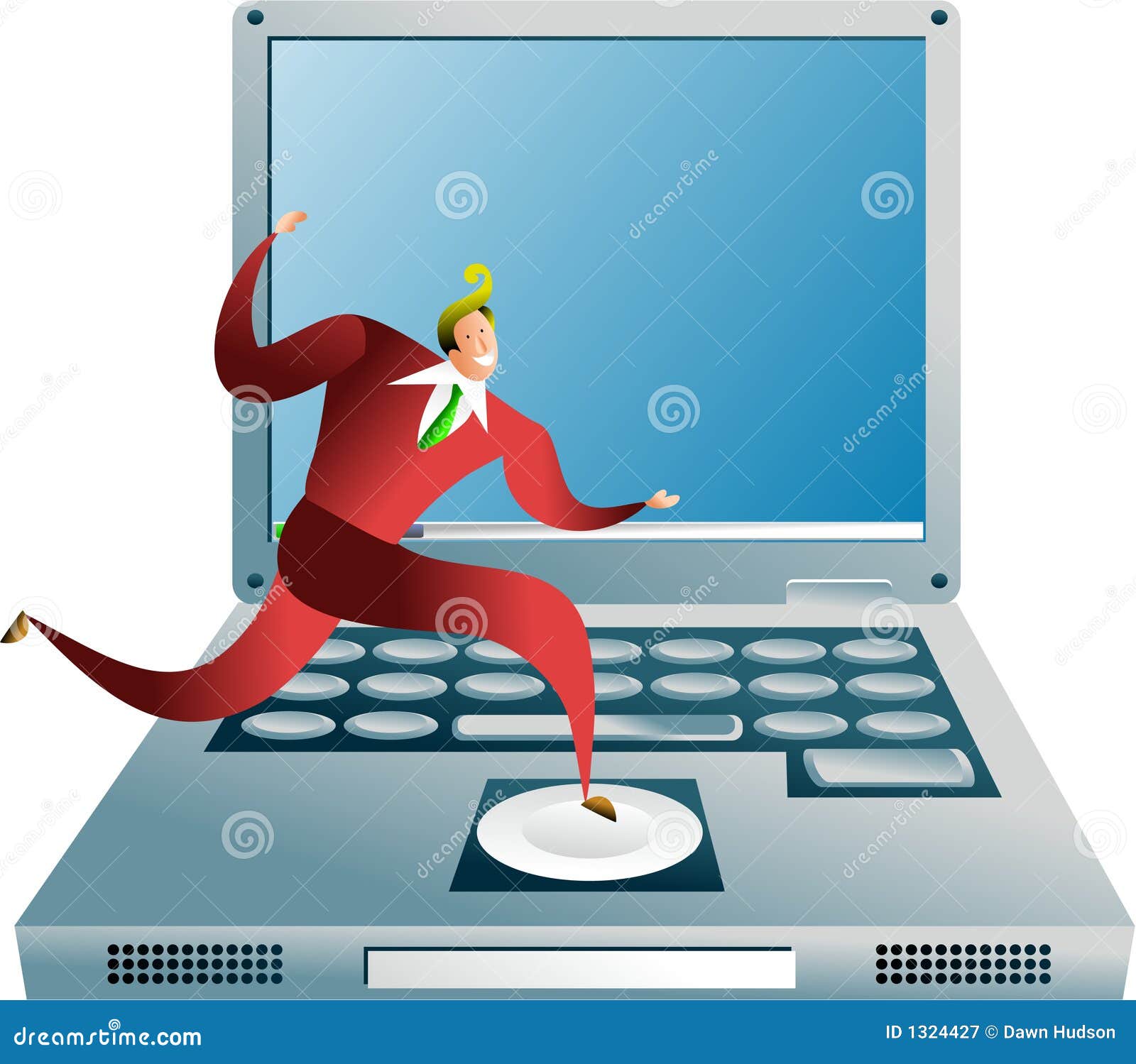 Computer business stock illustration. Illustration of people - 1324427