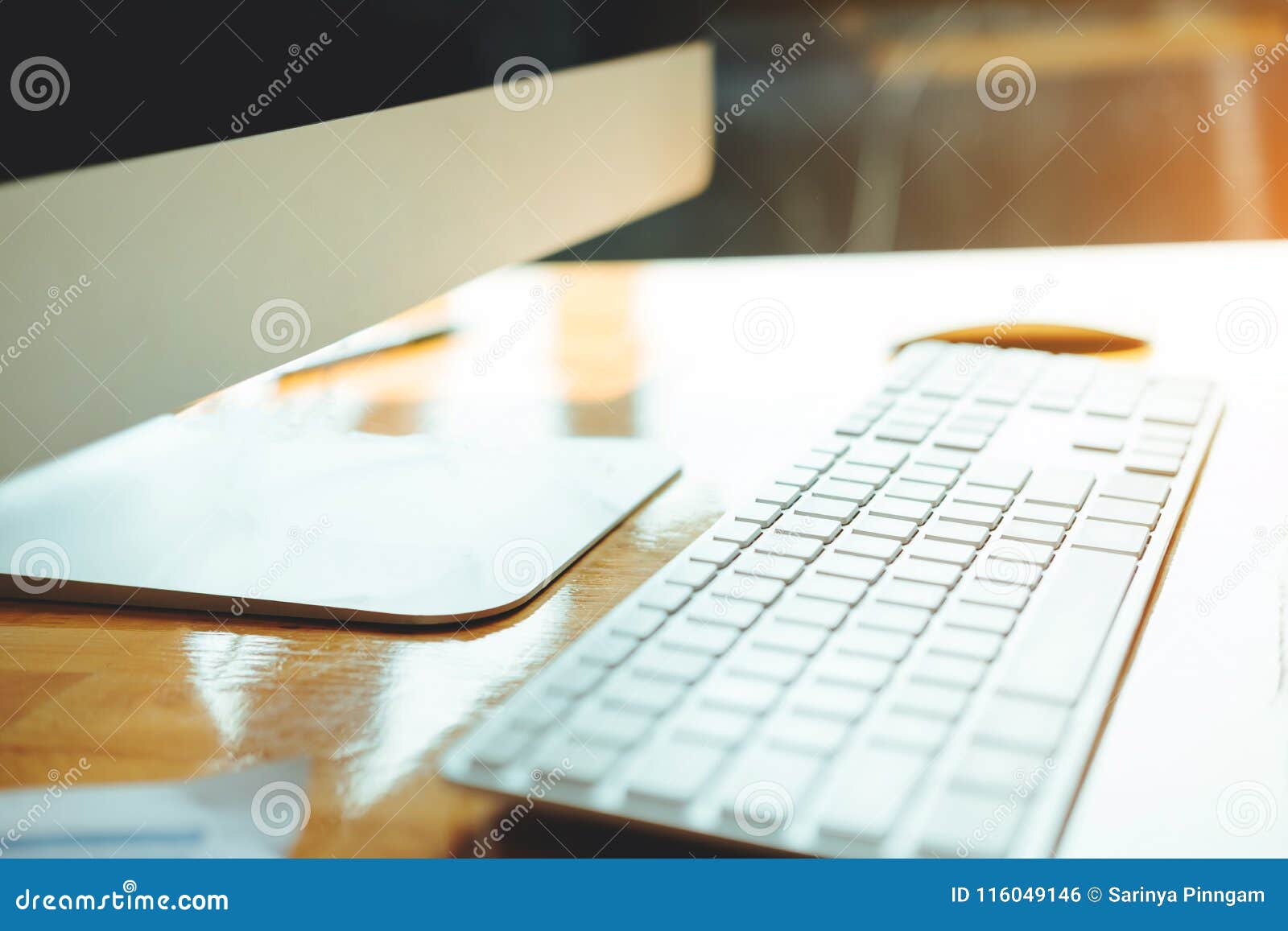 Computer Business in Office Stock Photo - Image of statistics ...