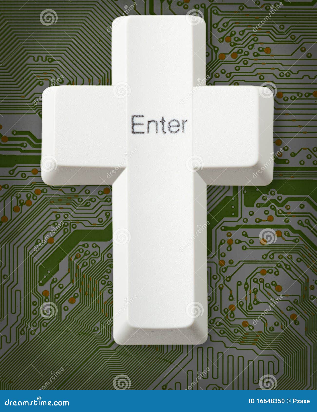 Computer Button - Christian Cross - Enter Stock Photo - Image of gray ...