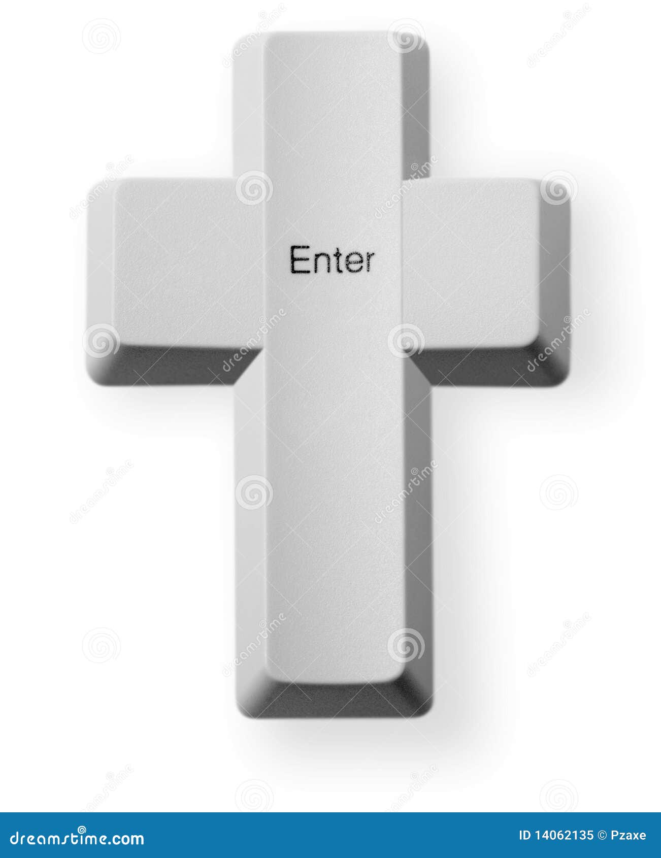 Computer Button Enter - Christian Cross Stock Image - Image of computer ...
