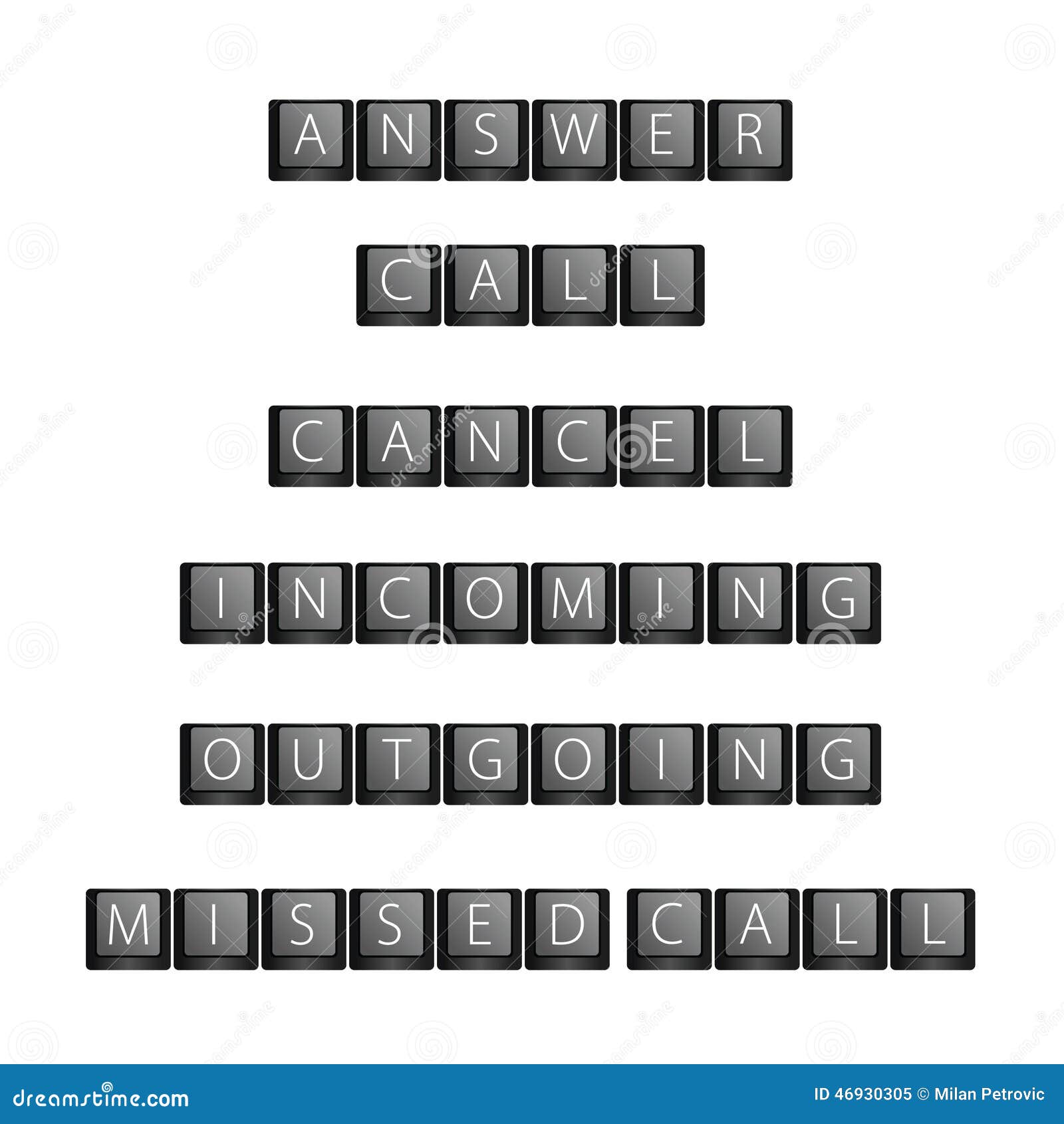 Computer Button with Message Vector Illustration Stock Vector ...