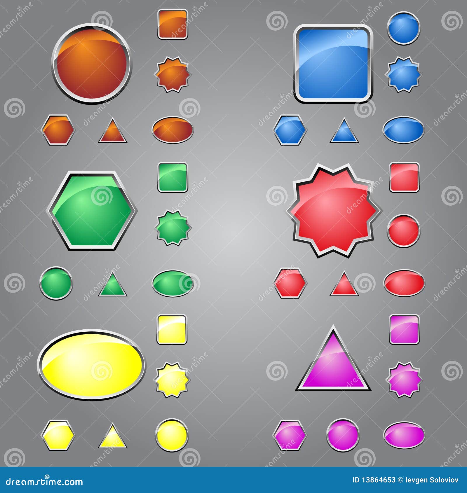 Computer buttons stock vector. Illustration of communications - 13864653