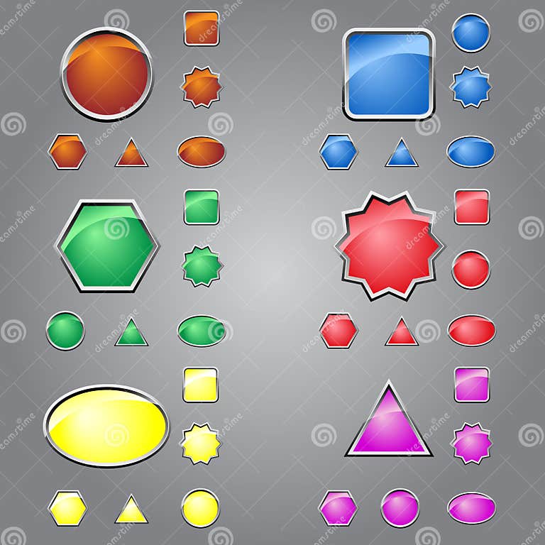 Computer buttons stock vector. Illustration of communications - 13864653