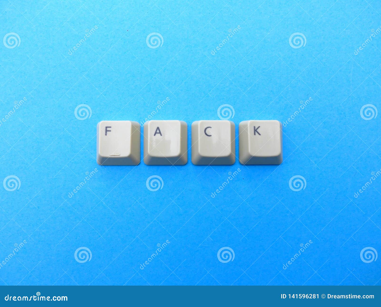 Computer Buttons Form a FACK Full Acknowledgment Abbreviation. Computer ...