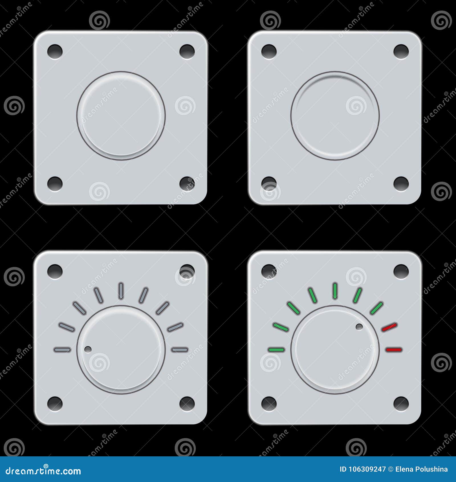 Computer buttons set image stock illustration. Illustration of ...