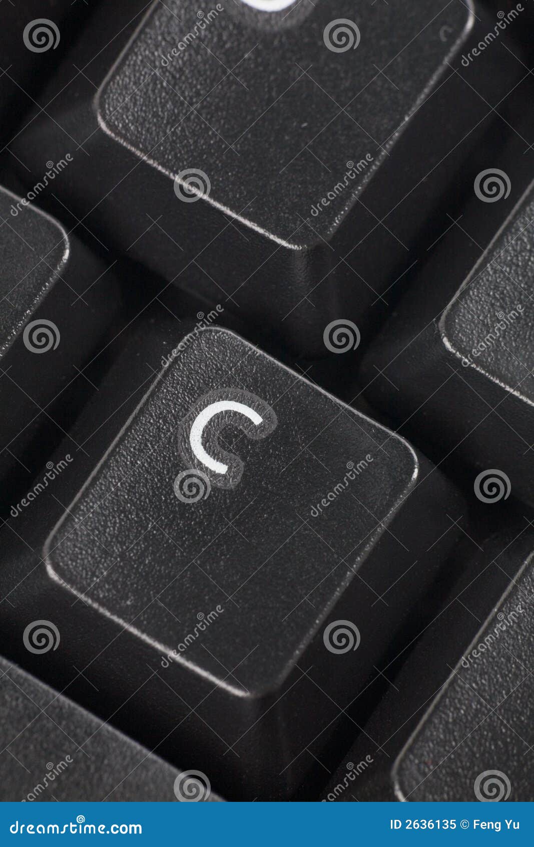 Computer C key stock image. Image of character, macro - 2636135