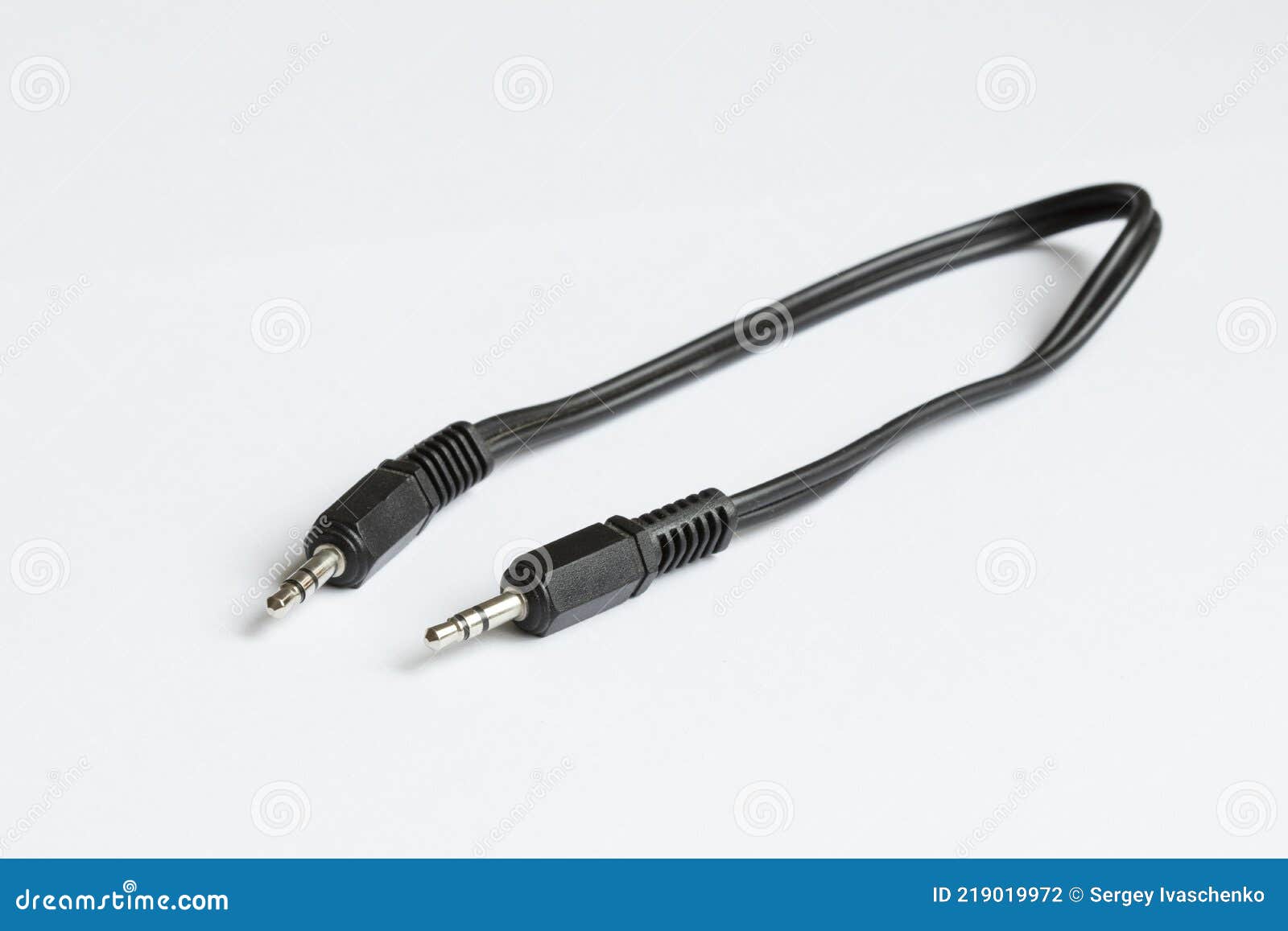 Computer cable. stock photo. Image of connection, connector - 219019972