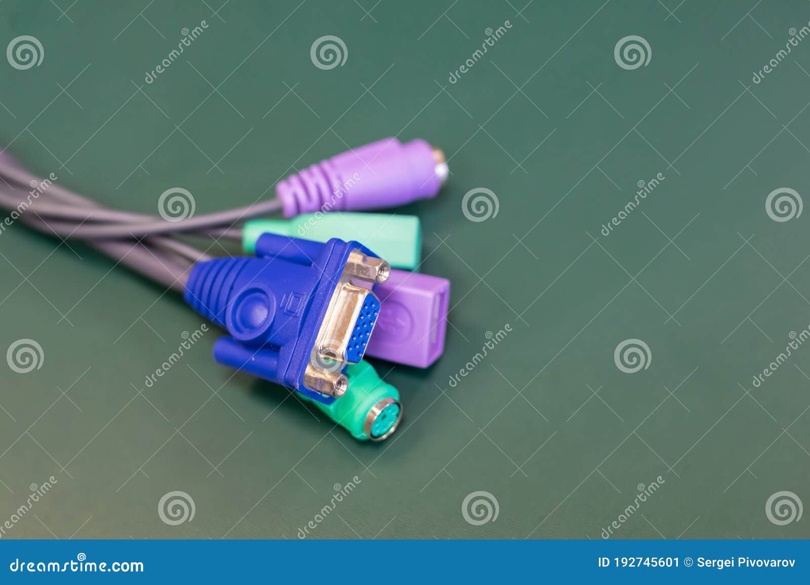 Computer Cable for Connecting the Monitor and Peripherals Mouse ...