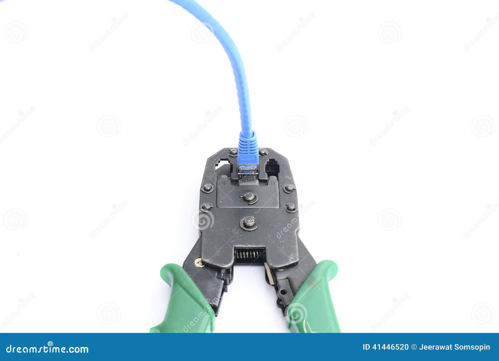 Computer Cable Head Modular Connector Stock Photo - Image of modular ...