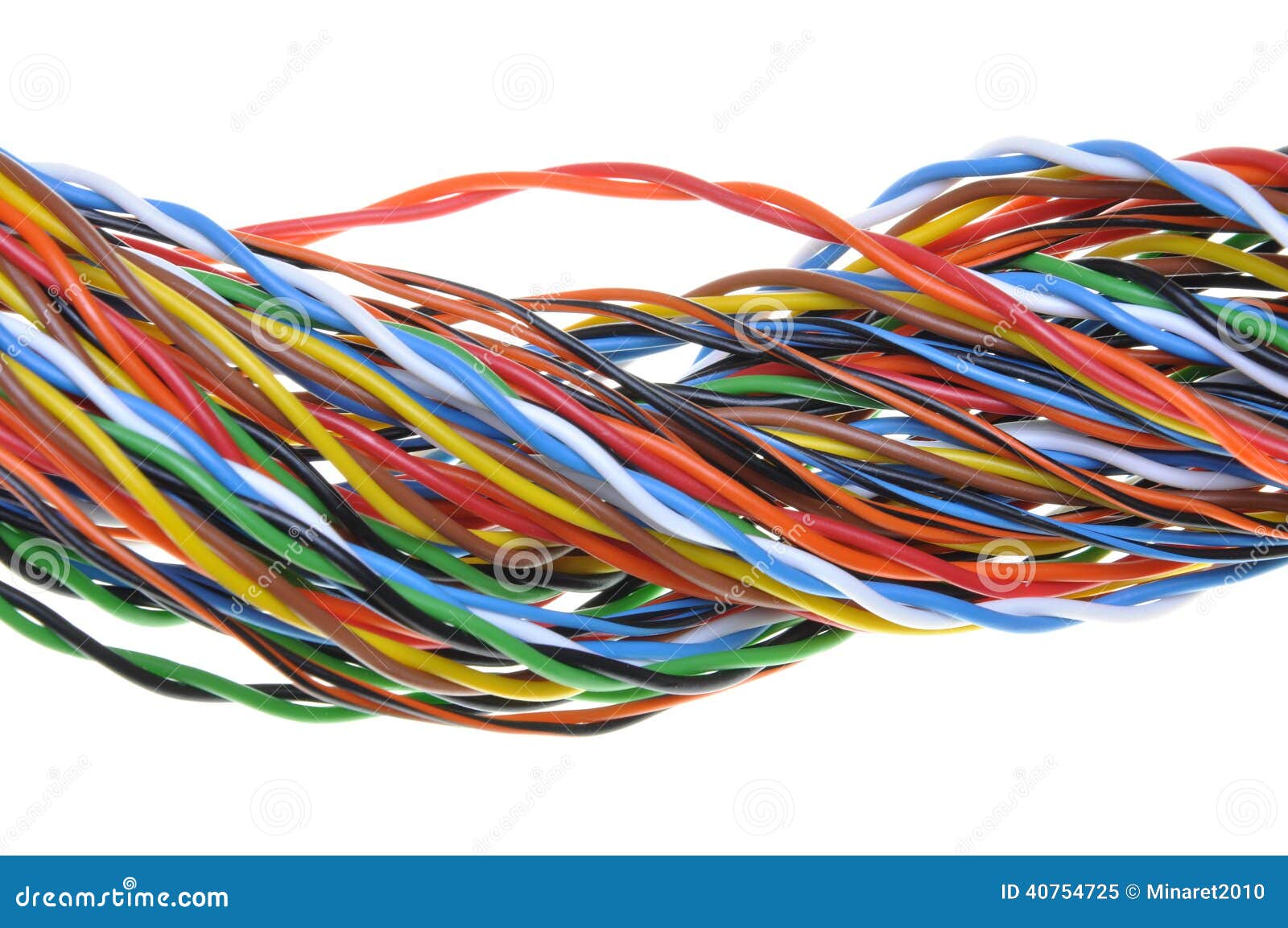 Computer cable stock image. Image of abstract, connection - 40754725