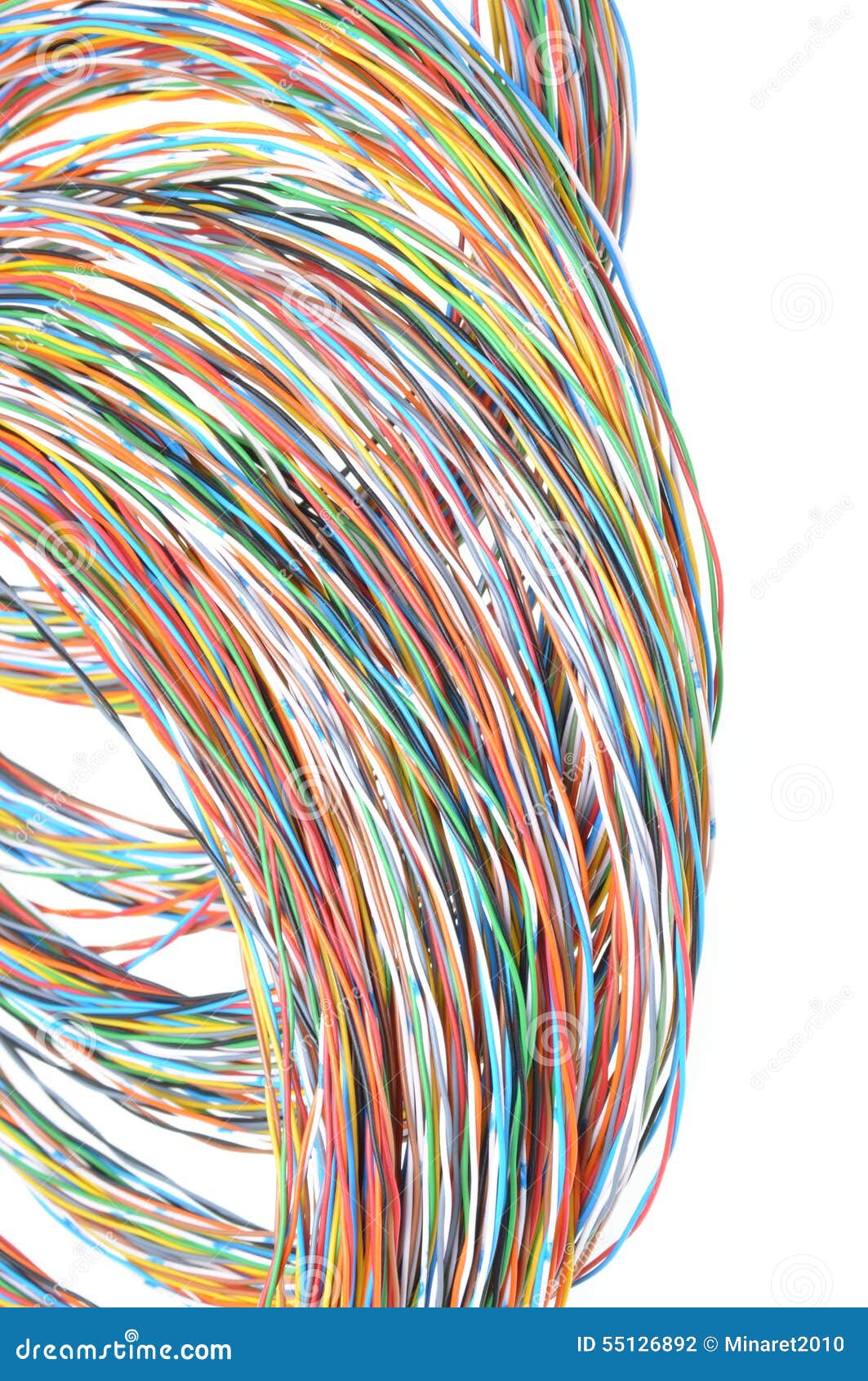 Computer cable stock photo. Image of business, computer - 55126892