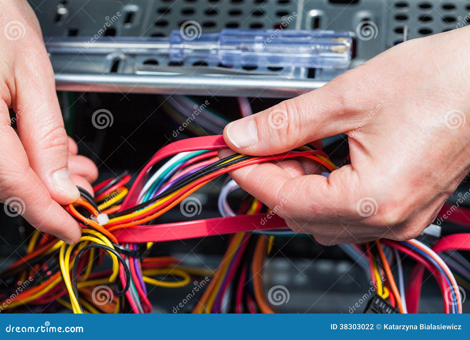 Computer cables stock photo. Image of hardware, computer - 38303022