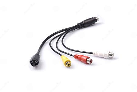 Computer cables stock image. Image of colored, connection - 6553815