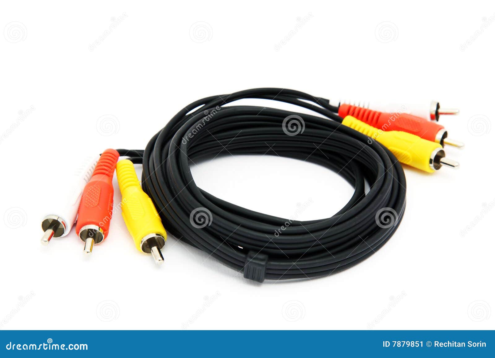 Computer cables stock image. Image of video, cable, ampere - 7879851