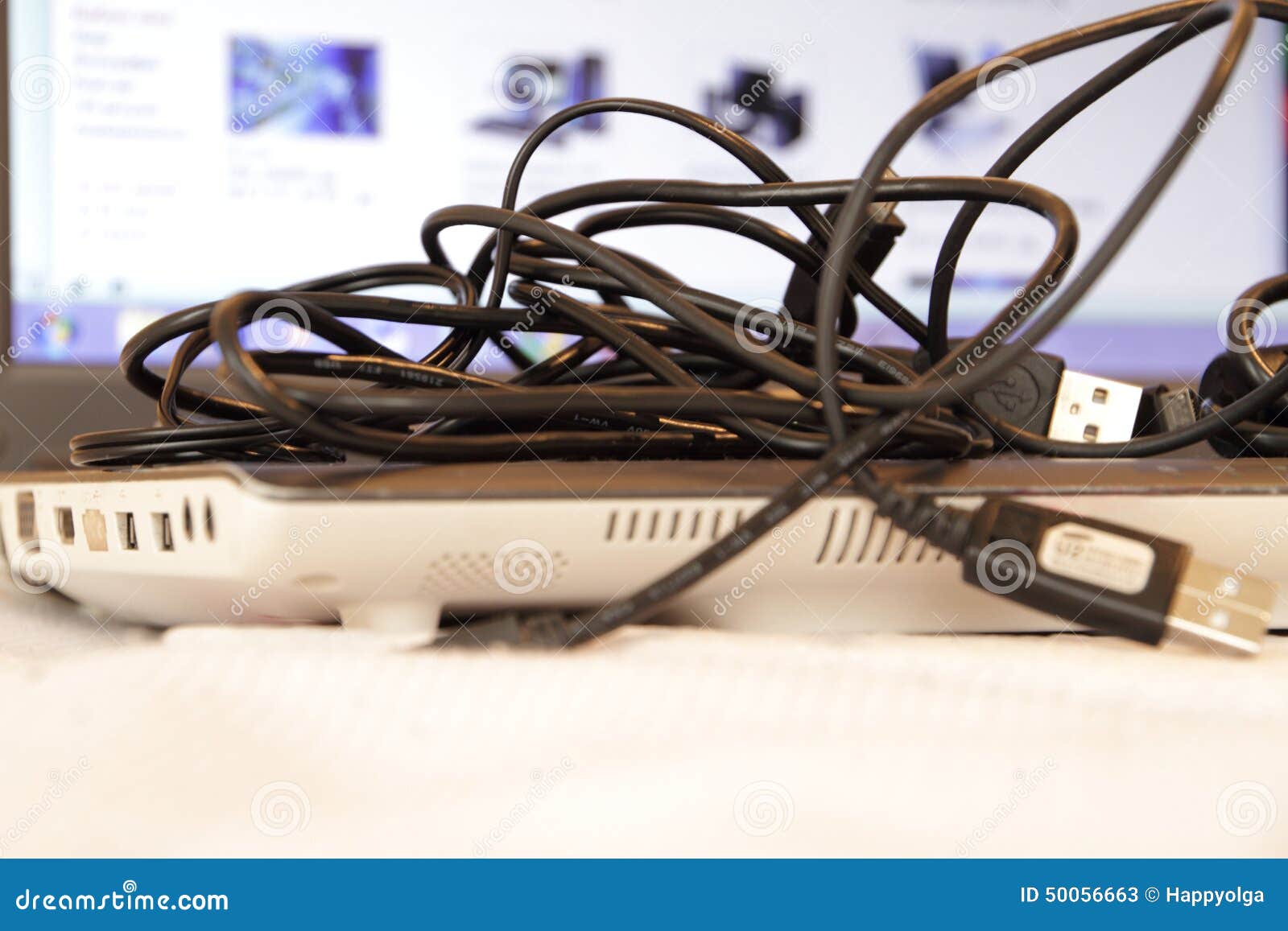 Computer cables stock image. Image of cable, cord, network - 50056663