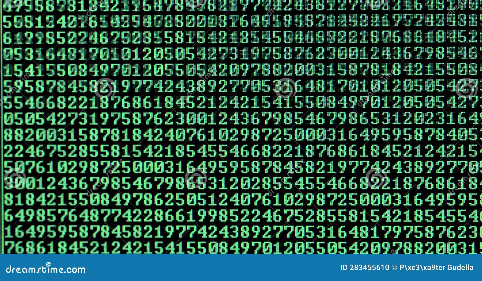 Computer Calculation Number Sequence Scrolling On Consol Screen Stock Footage Video Of Console