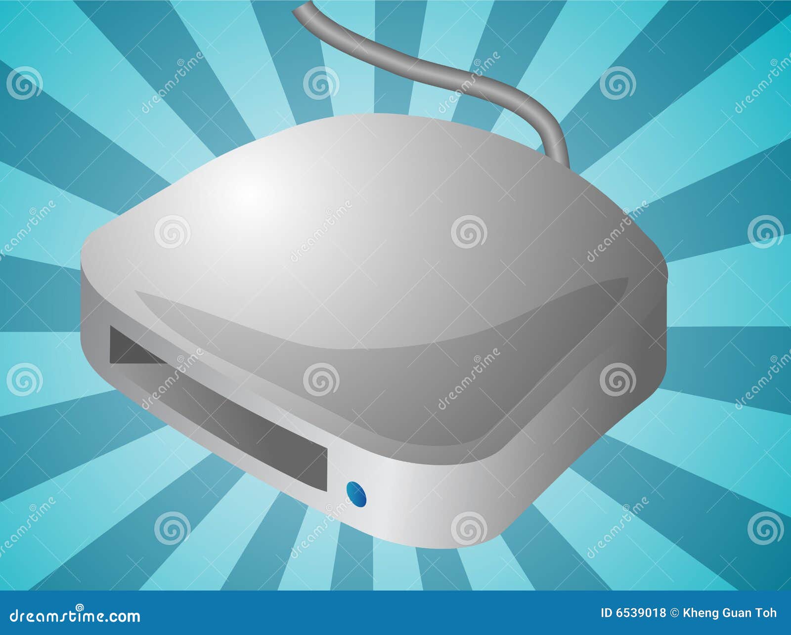 Computer card reader stock vector. Illustration of tech - 6539018