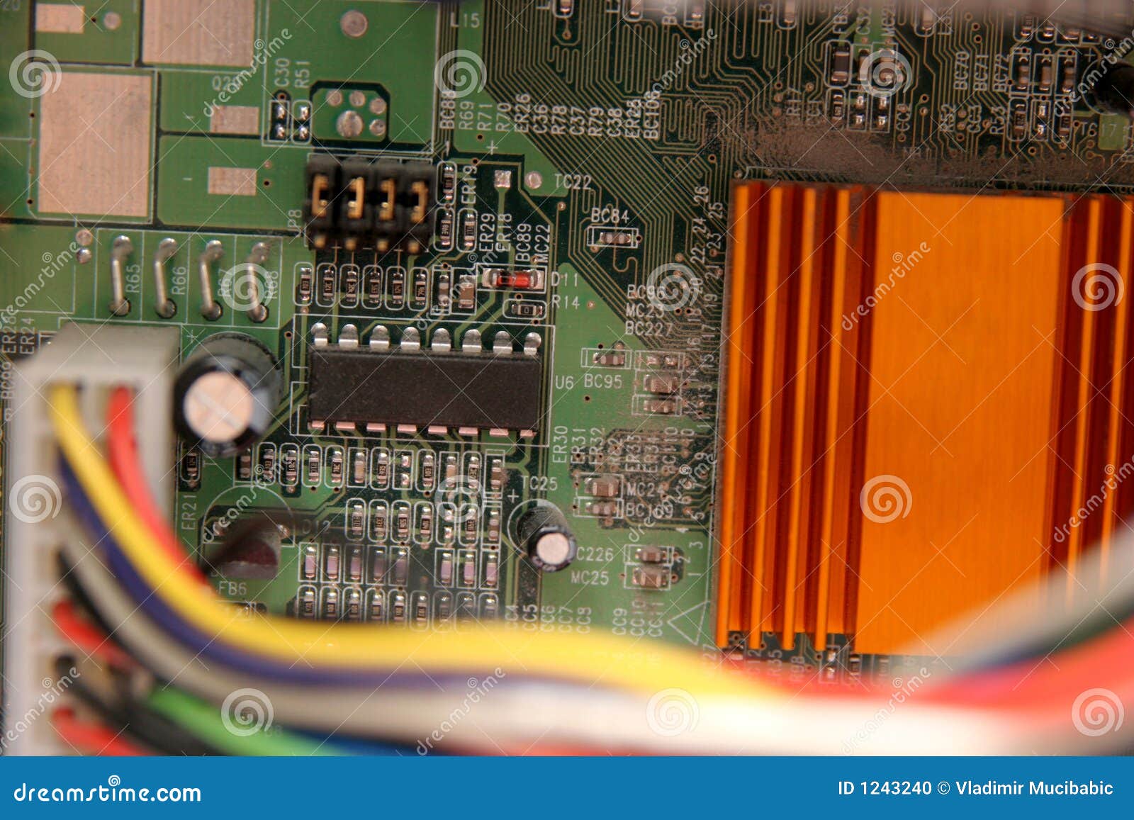 Computer case stock photo. Image of board, drive, electrical - 1243240
