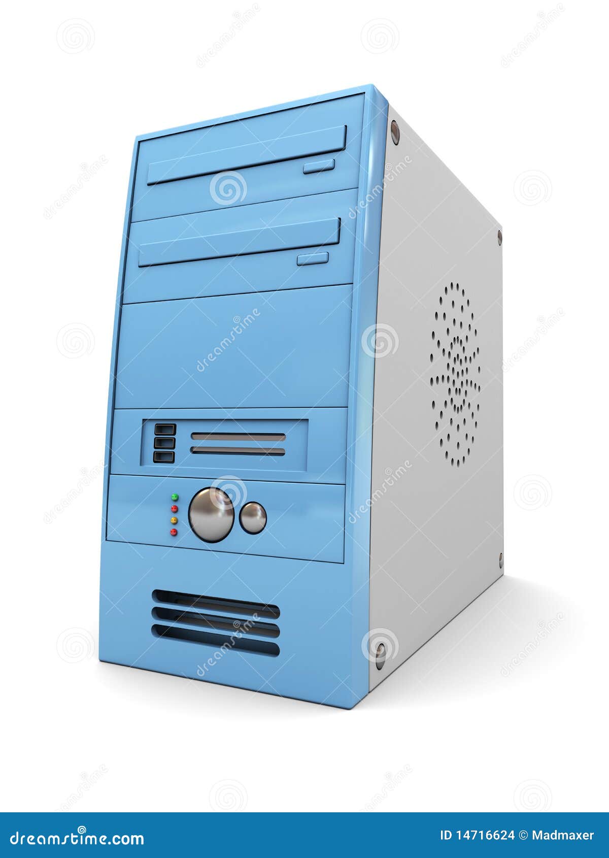 Computer case stock illustration. Illustration of case - 14716624