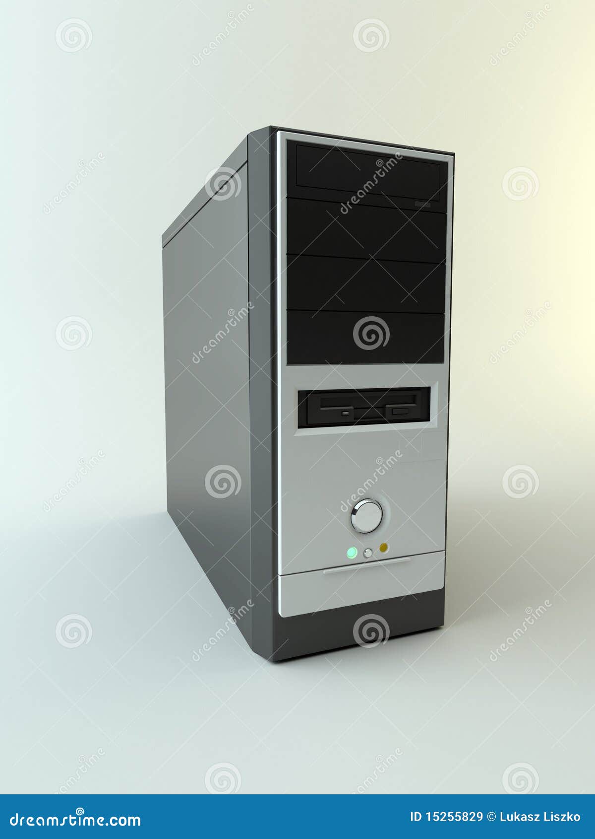 Computer Case Cartoon Vector | CartoonDealer.com #12076825