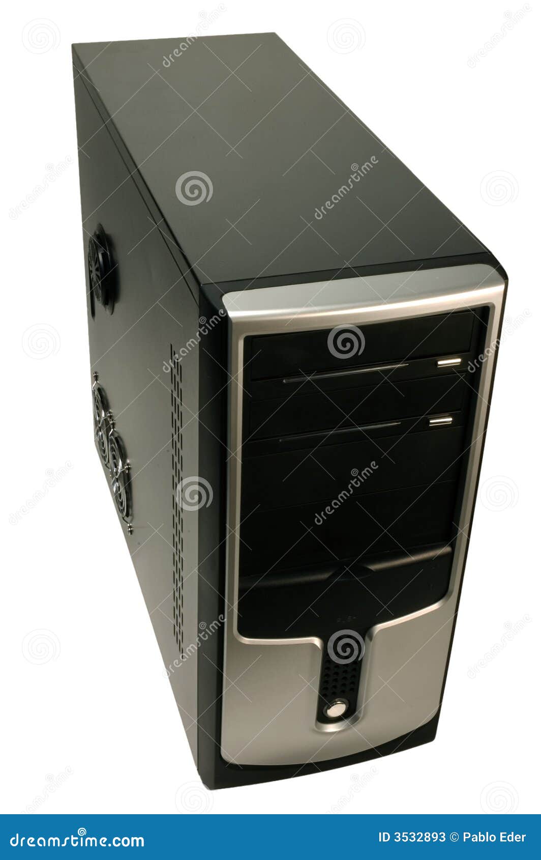 Computer case stock image. Image of power, equipment, workstation - 3532893