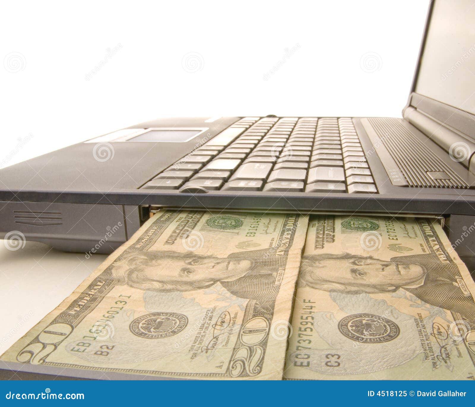 Computer cash stock image. Image of cash, money, marketing - 4518125