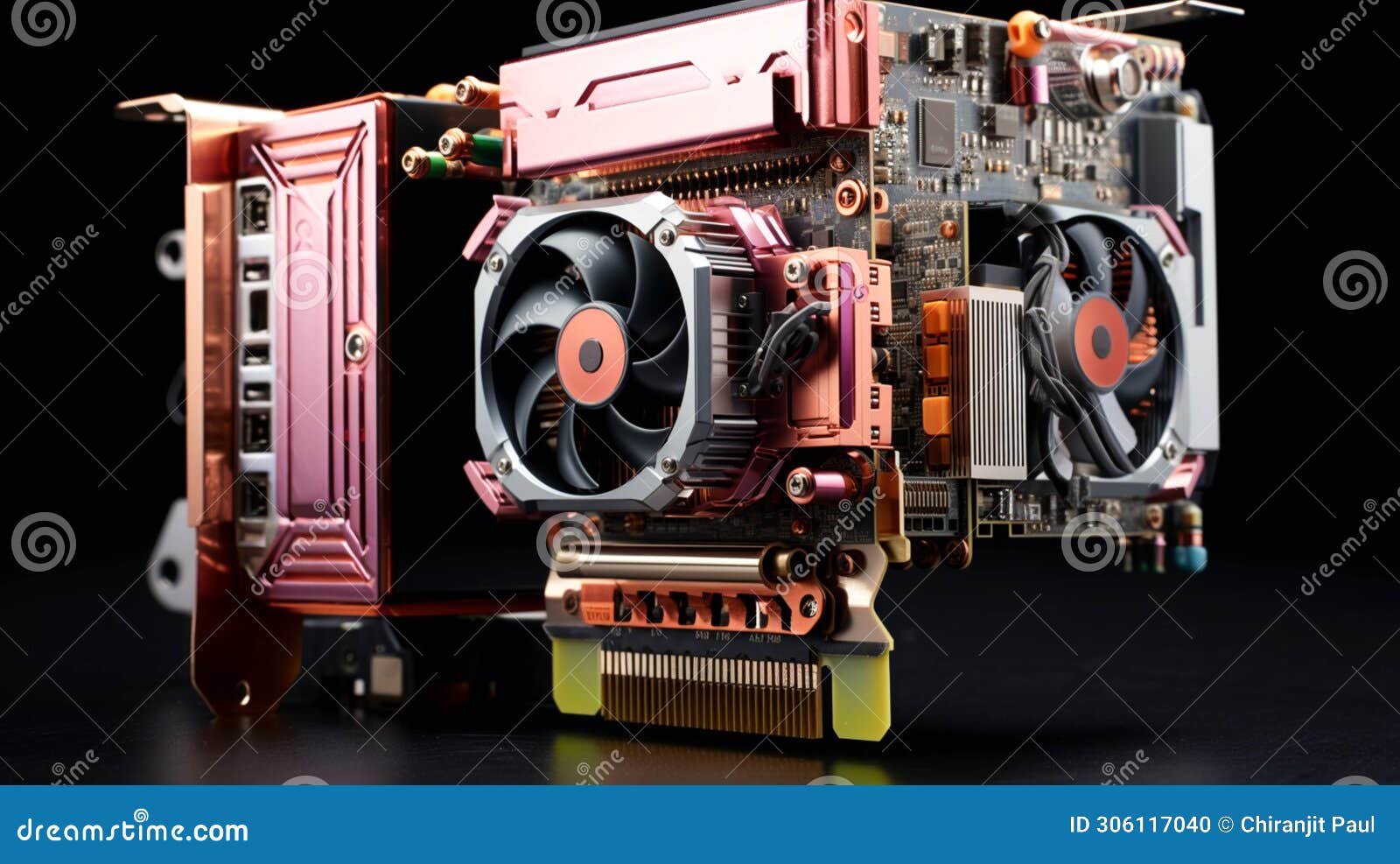 Computer Casing Cooler Isolated On White Background Royalty-Free Stock ...