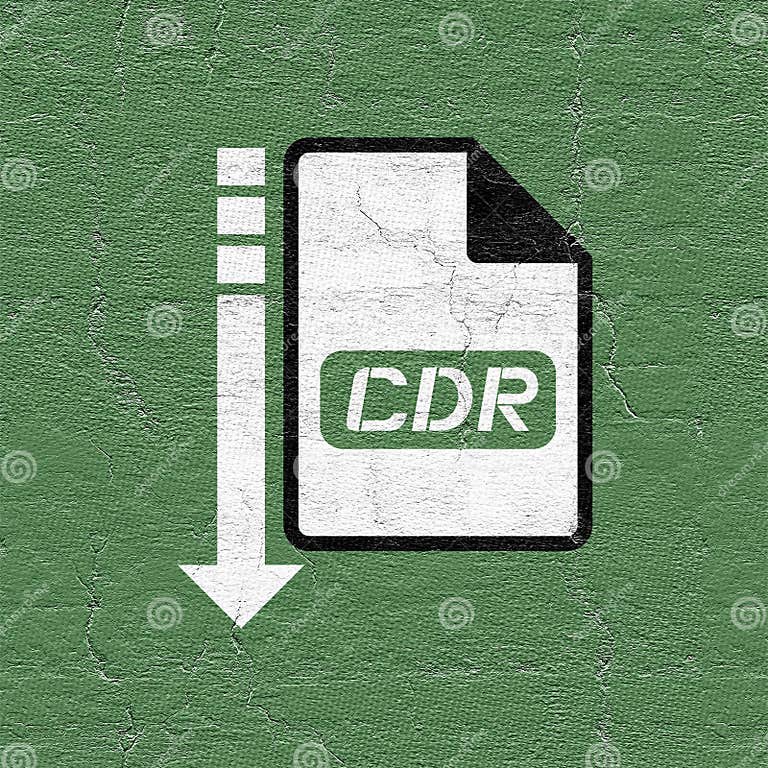 Computer cdr file icon stock illustration. Illustration of file - 97390911