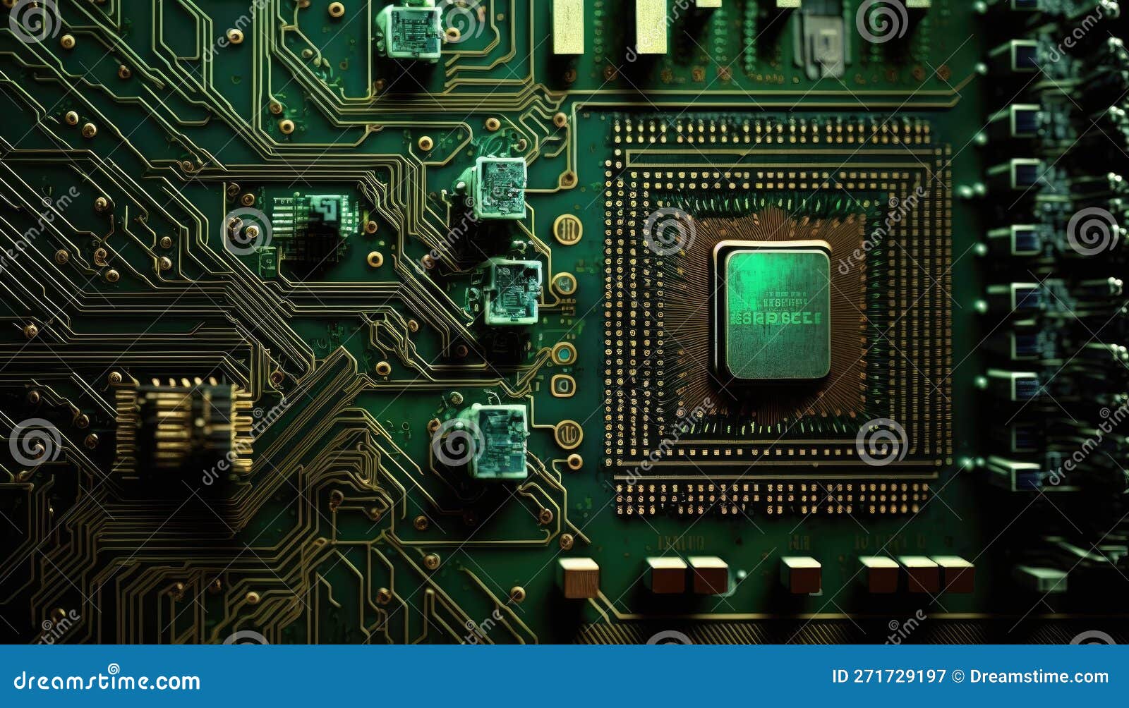 Computer Cell Phone Micro Chips. Motherboard. Data RAM. Circuitry ...